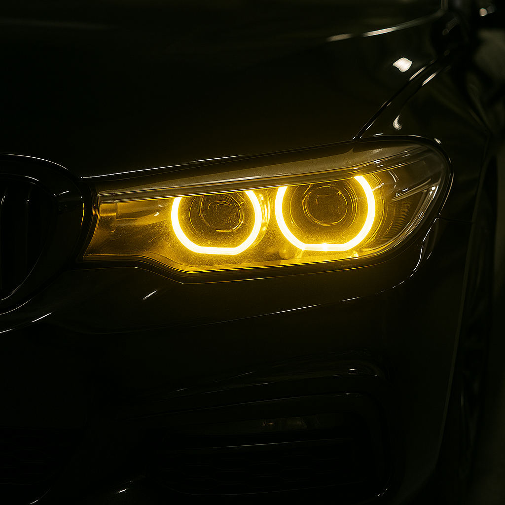 BMW 3 Series GT F34 (2013–2016) Yellow DRL Headlight Upgrade | Demon ...