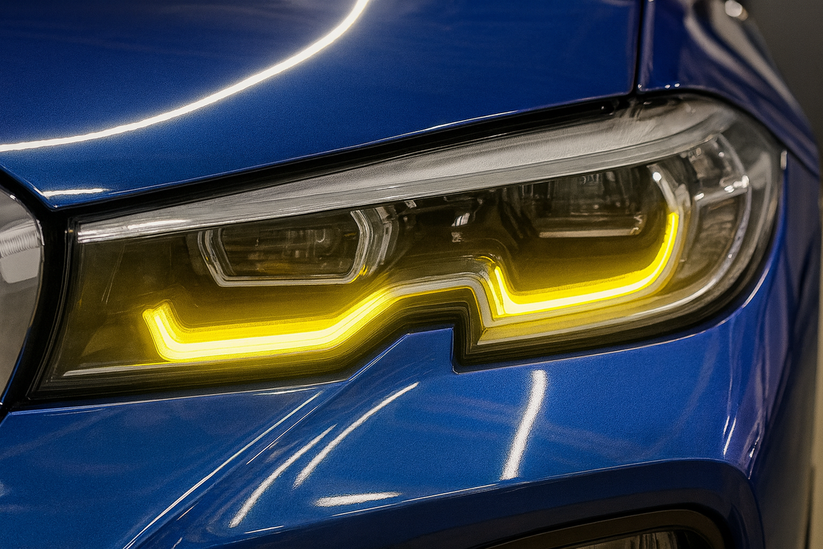 BMW 3 Series G20 / G21 / G28 (2020–2022) Yellow DRL / Demon Eyes ...