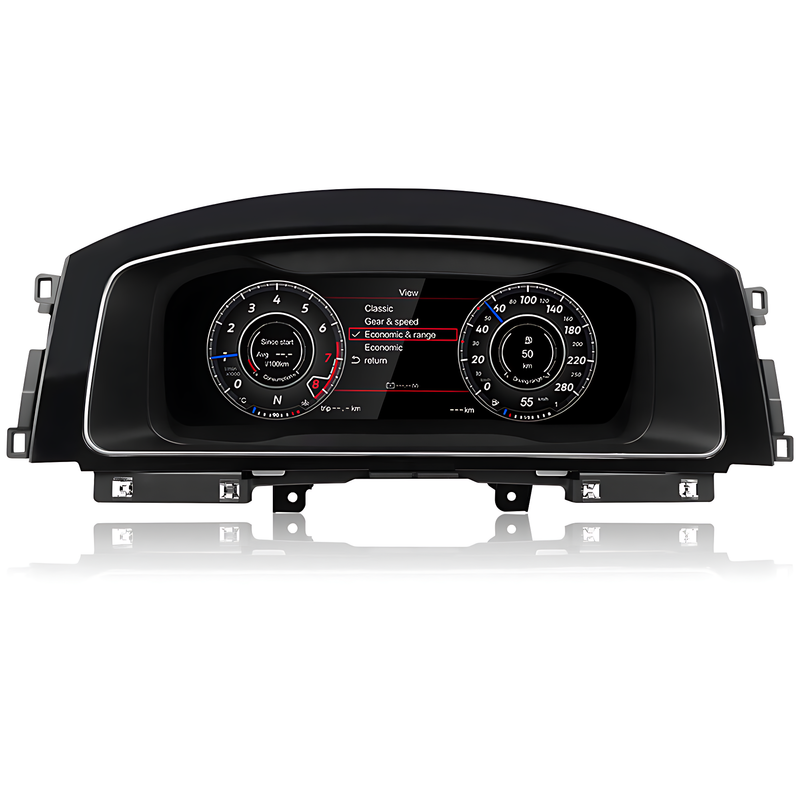 12.3" Digital Virtual Cockpit Instrument Gauge Cluster For VW Golf MK7 ...
