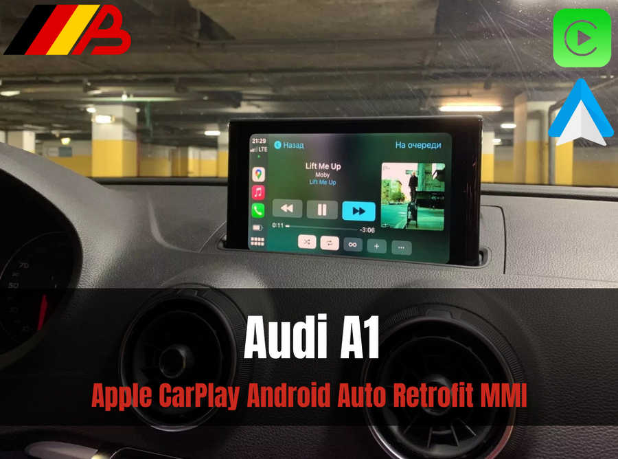 Audi A1 Q3 | Wireless Apple CarPlay and Android Auto Retrofit Kiit ...