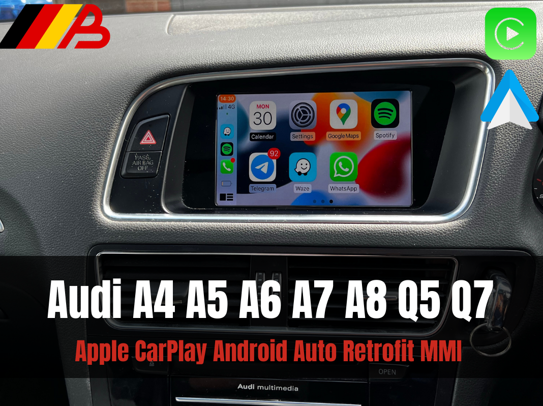 Audi Apple CarPlay Android Auto Retrofit - Bavarian Automotive